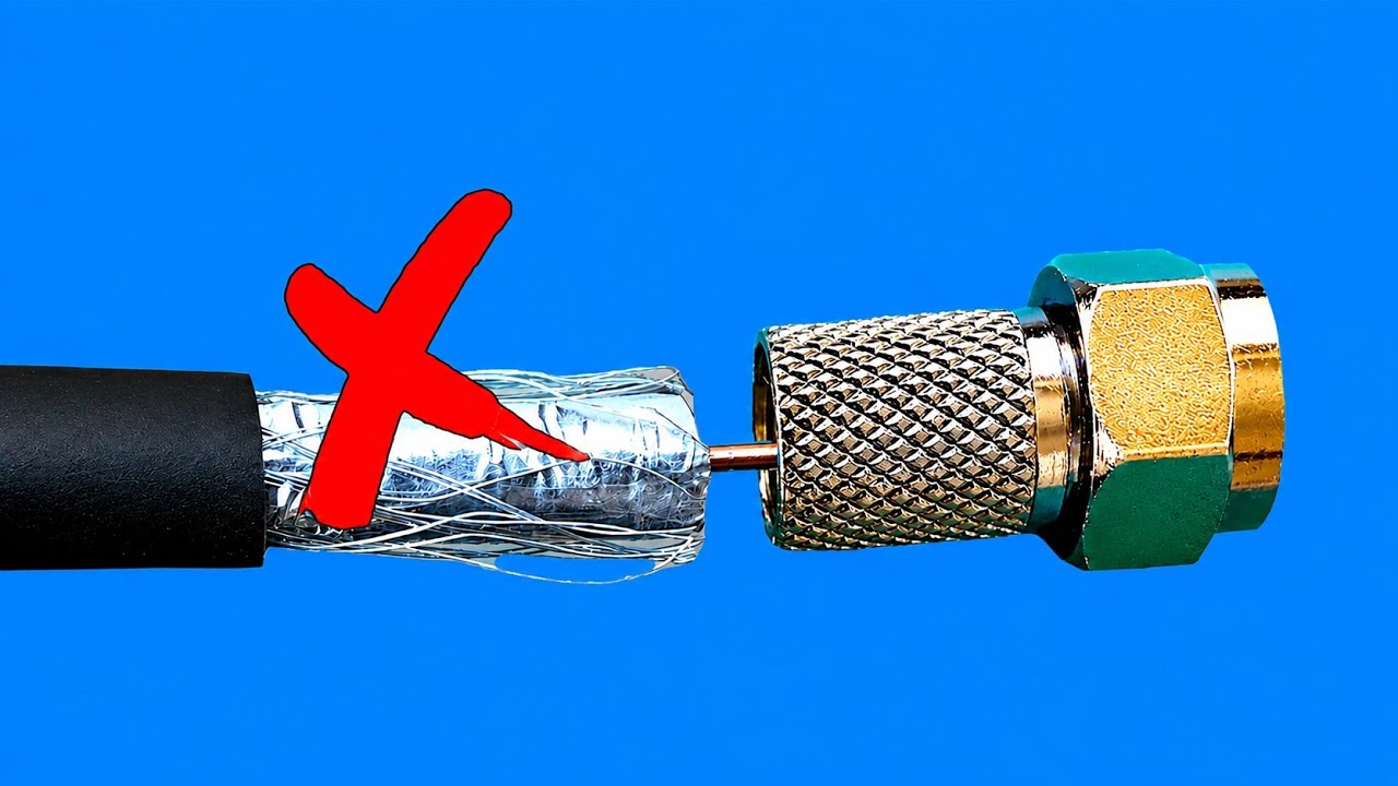 How to Connect Tv Antenna Cable for Complete Crystal Clear Picture ...