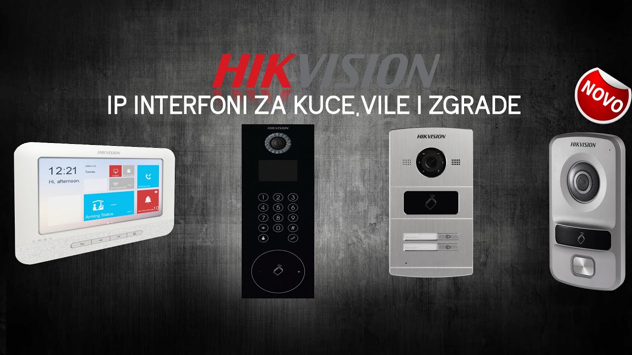 HikVision IP interfon - YouTube