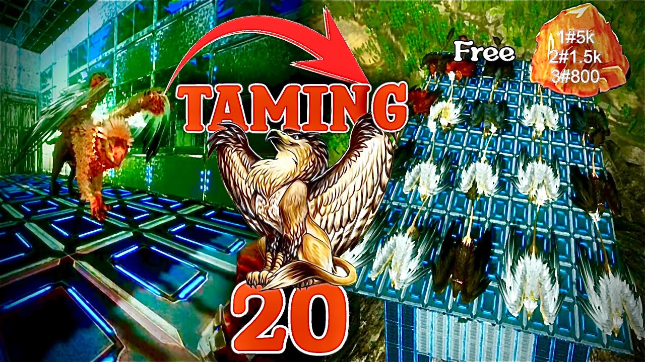 Free Amber: Ark Mobile - Episode 4: Taming 20 Royal Griffins with ...