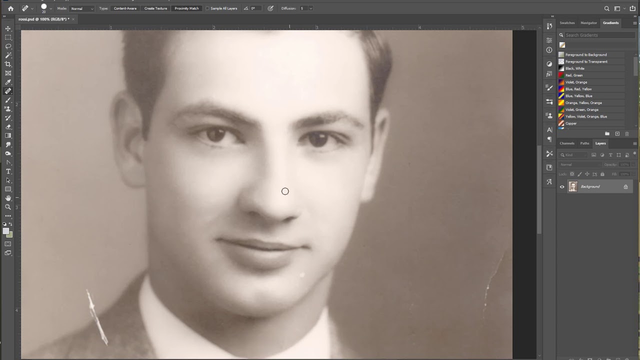 Project 3 Photoshop demo 1 - YouTube