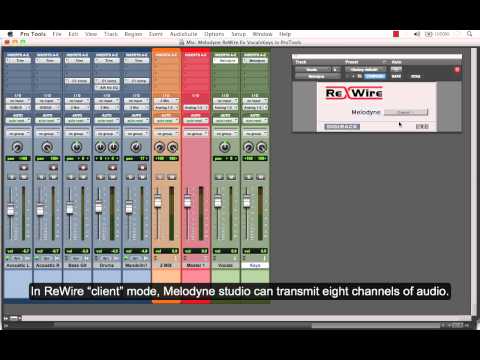 How to ReWire Melodyne Studio into Pro Tools