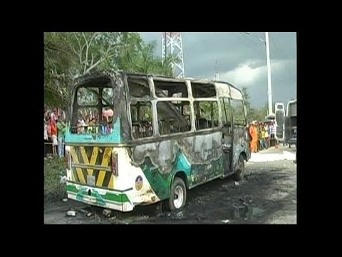 Colombia mourns 32 children killed in fiery bus explosion - YouTube