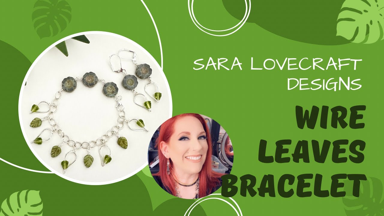 Wire Leaves Bracelet and Earrings - YouTube
