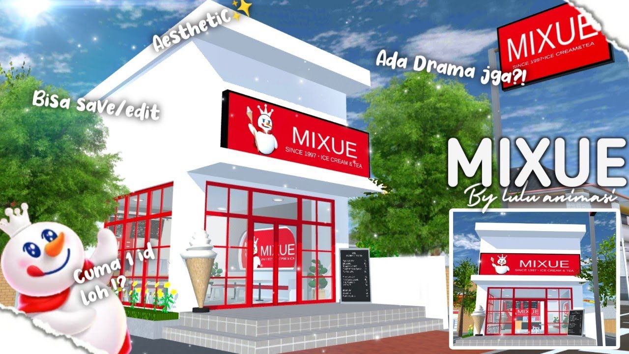 BAGI-BAGI ID + DRAMA Yeayy 😀 " MIXUE BY LULU ANIMASI || Sakura School ...