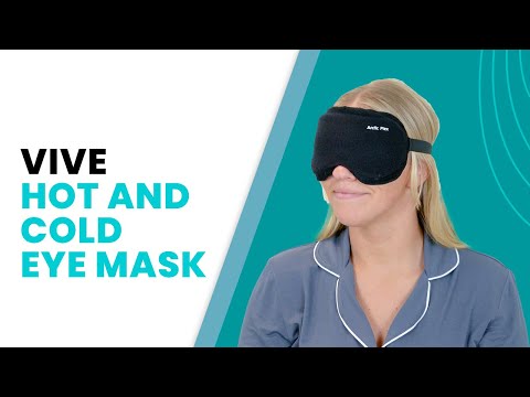 Vive Health Hot & Cold Eye Mask | Puffiness, Headaches & Screen-Strain Relief