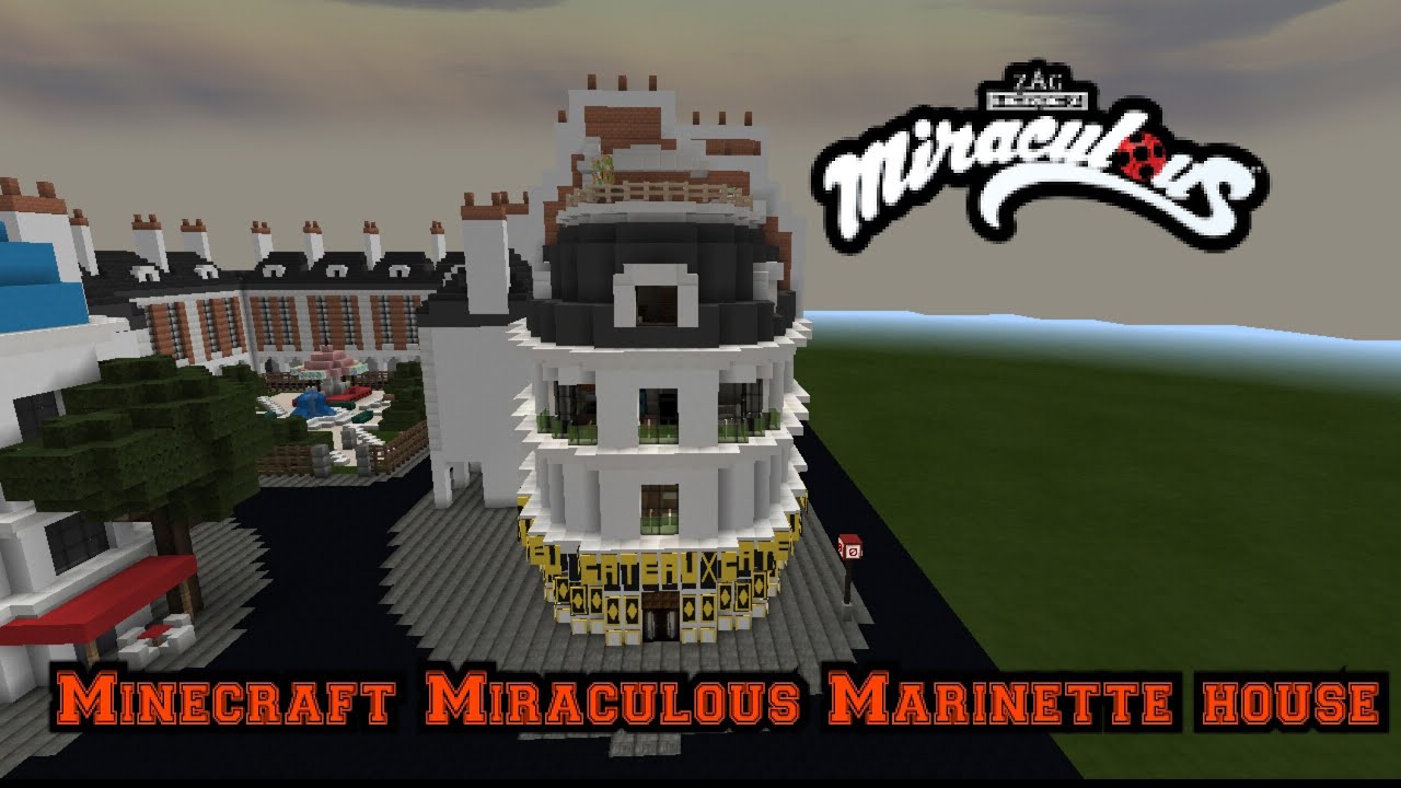 Minecraft Miraculous Marinette house🐞🐾🏢 - YouTube