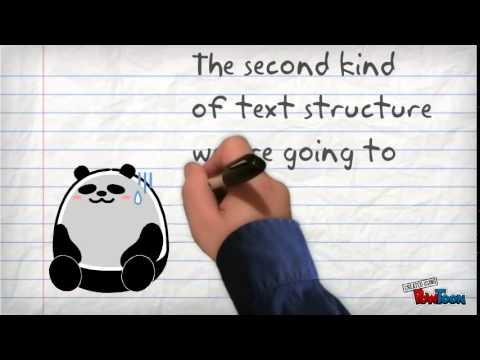 Text Structures Part 1 - YouTube