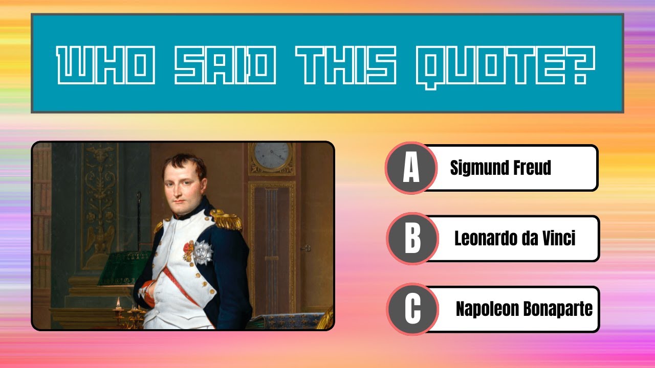 Can You Guess Who Said These Quotes? - 30 Historical Quotes Challenge ...