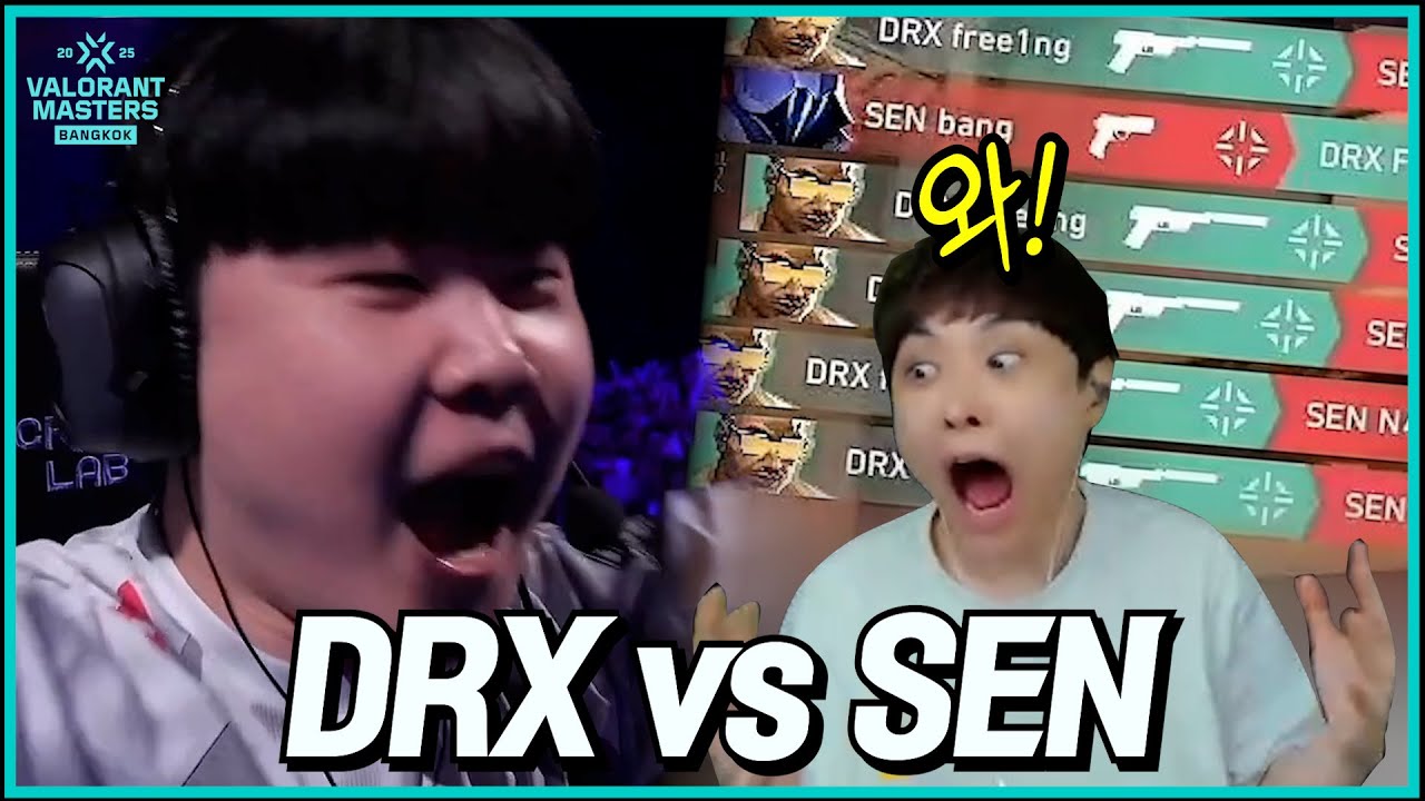DRX가 이 정도로 잘해? | DRX VS SEN | VALORANT Masters Bangkok Day1 - YouTube
