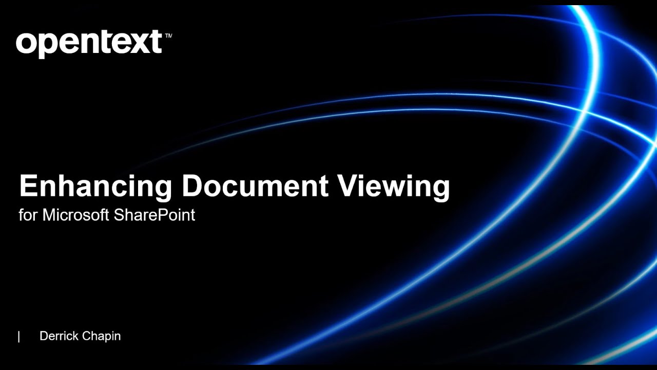OpenText Brava! for Microsoft SharePoint Online - YouTube