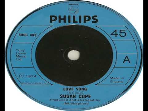 Susan Cope Love Song 1974 - YouTube