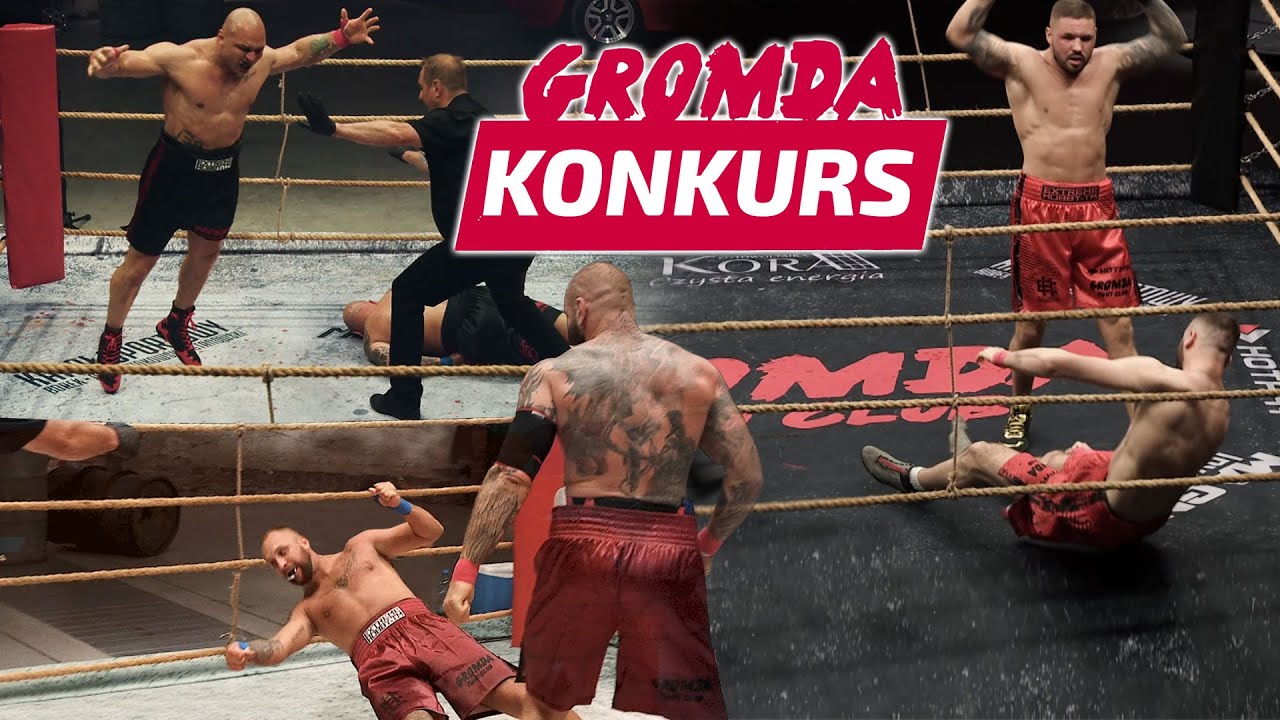 TOP 10 NOKAUTÓW GROMDA FIGHT CLUB - KONKURS EXTREME HOBBY - YouTube