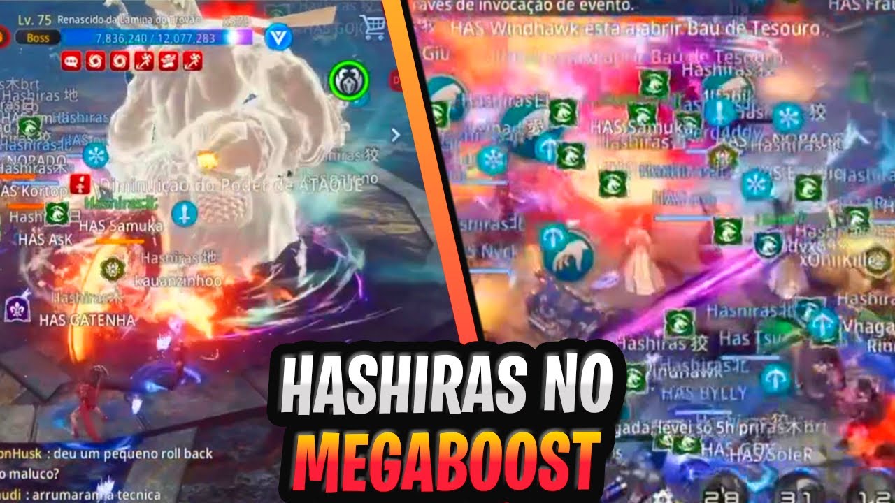 HASHIRAS M4M4NDO MAIS UM WORLD BOSS 🫡 | CORTES MIR4 - YouTube