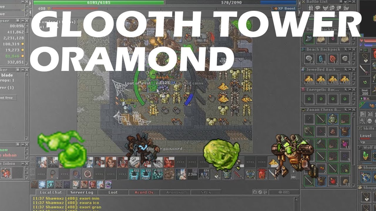 Knight | Glooth Tower | Tibia - YouTube