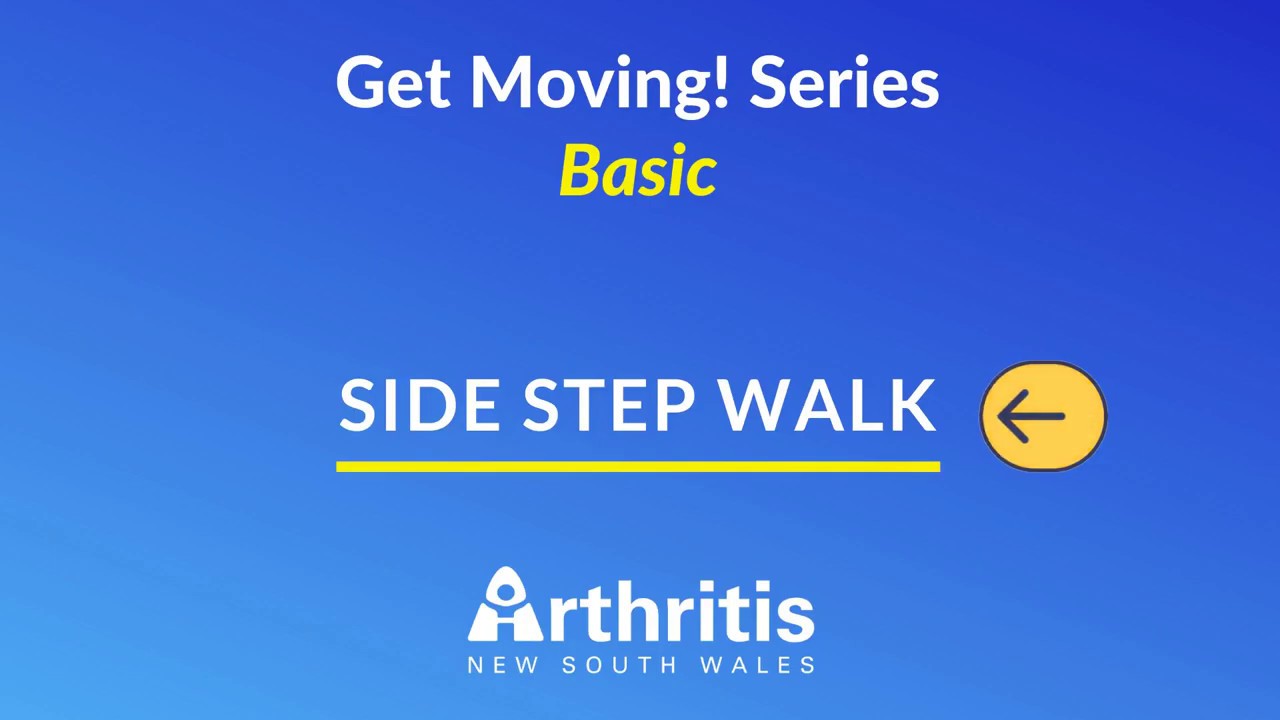 Get Moving! Series: Basic 11. Side Step Walk - YouTube