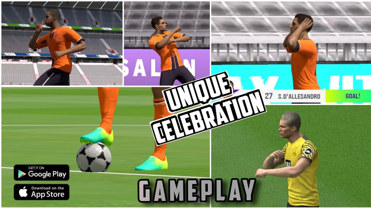 TOTAL FOOTBALL MOBILE ( Legendary Football ) GAMEPLAY & CELEBRATIONS ...