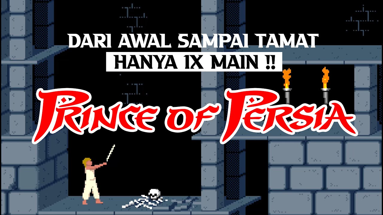 PRINCE OF PERSIA (1989) MS-DOS PC Game Full Walktrough Sampai Tamat ...