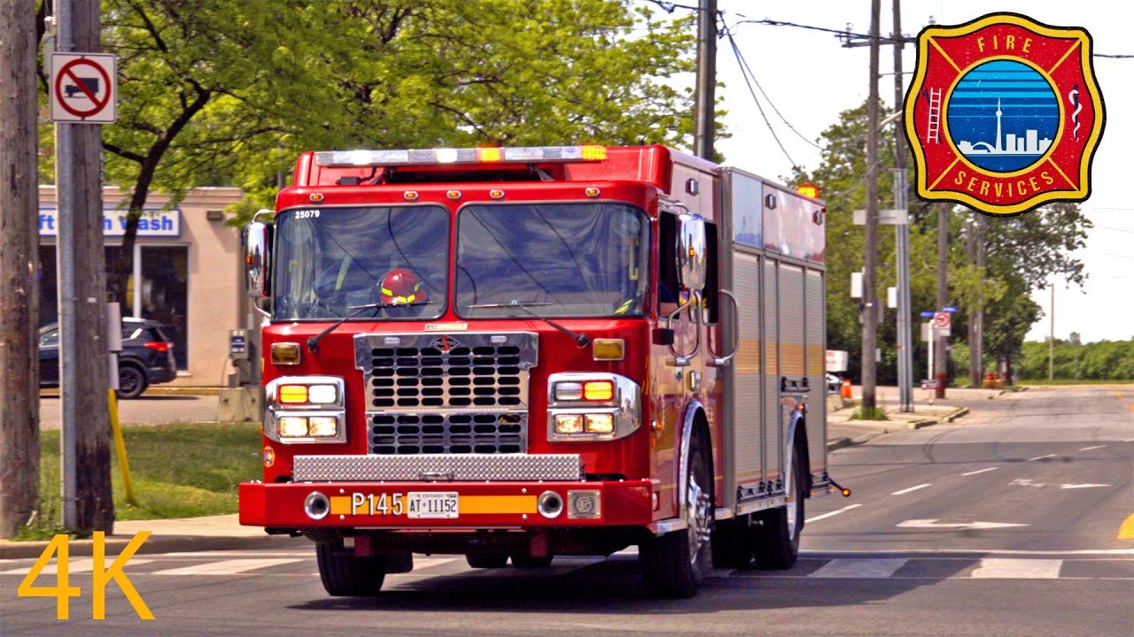 Toronto Fire - P145 Responding - YouTube