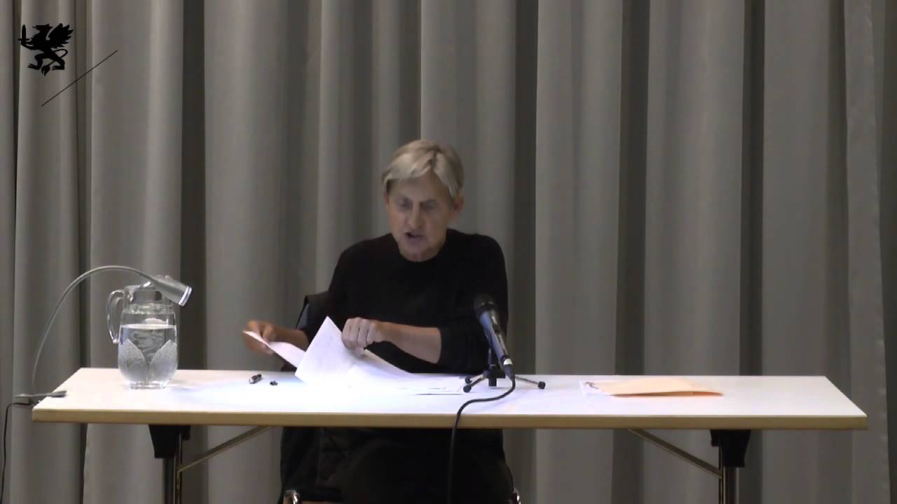 Judith Butler. Wrong-Doing, Truth-Telling. 2014 - YouTube