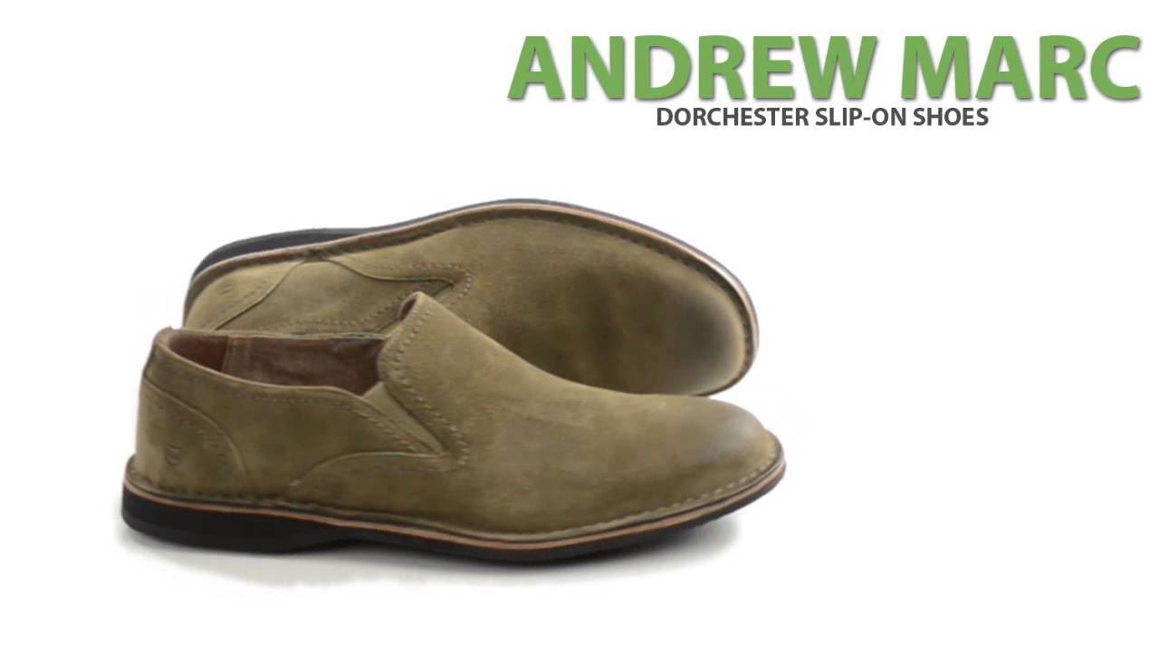 Andrew Marc Dorchester Shoes - Suede, Slip-Ons (For Men) - YouTube