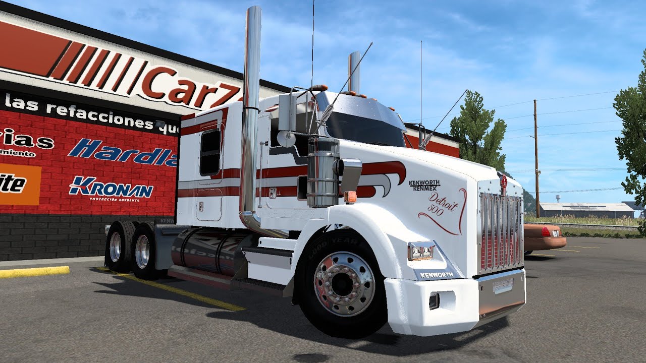 ATS 1.40 | MOD Review | Kenworth T800 x IvanRava - YouTube