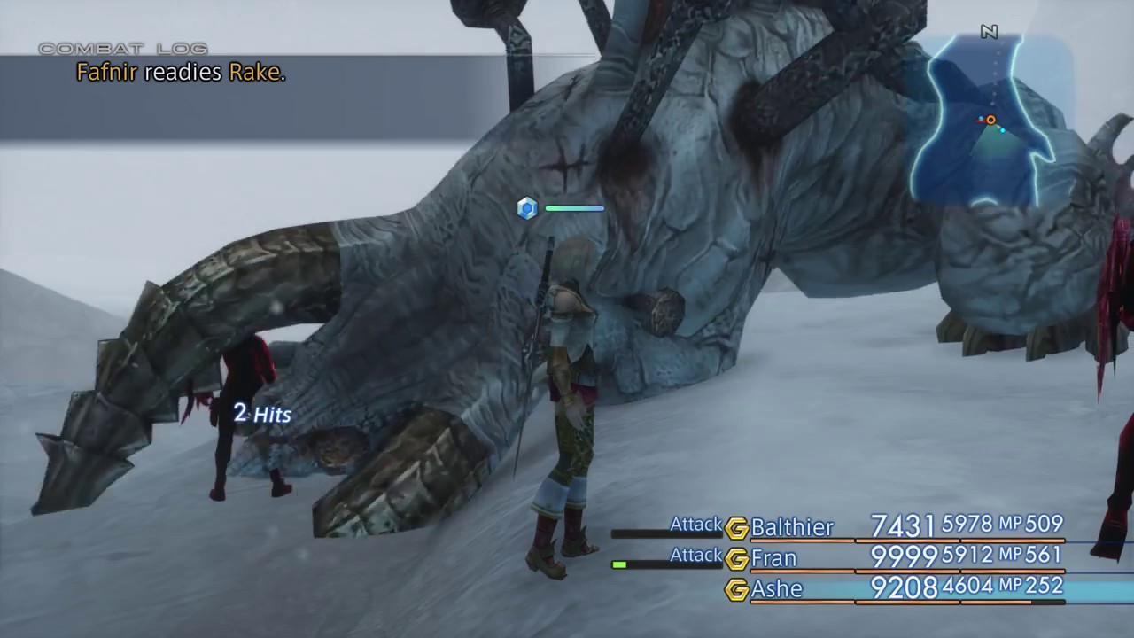 Final Fantasy XII The Zodiac Age - Fafnir Hunt (Wyrm Wrath's Renewal ...