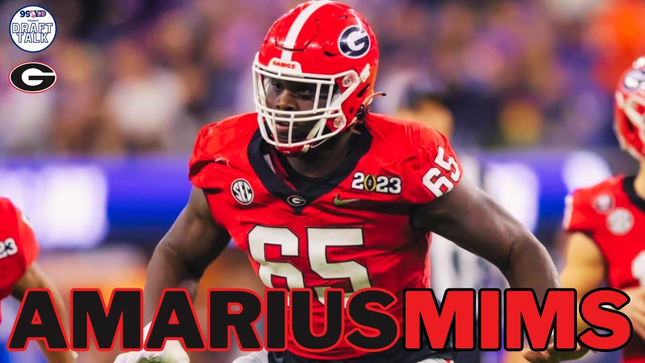 Amarius Mims NFL Draft Profile and Scouting Report – Why the Georgia OT ...