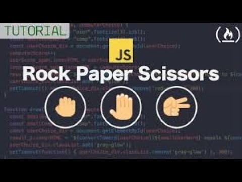 ROCK --PAPER--SCISSORS-- JUST (HTML5 AND JAVASCRIPT) -----انشاء لعبة حجر ورقة مقص - YouTube