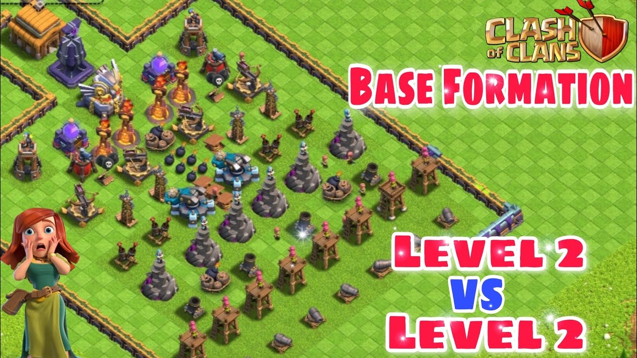 level 2 Defence🔥 vs All Level 2 troops | clash of clans - YouTube