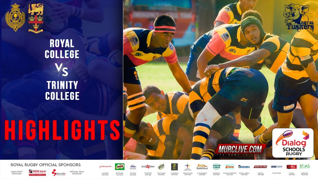 Royal College vs trinity college kandy 1st XV Rugby Encounter ...