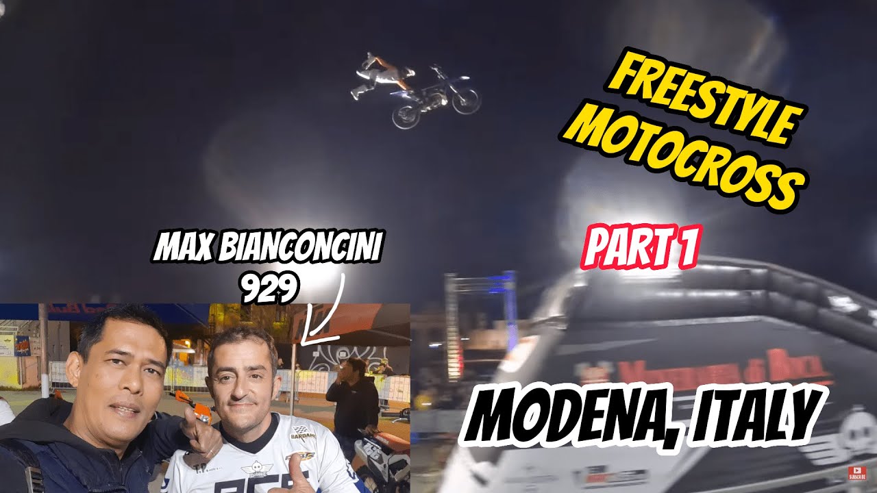 FREESTYLE MOTOCROSS SHOW | MODENA ITALY - YouTube