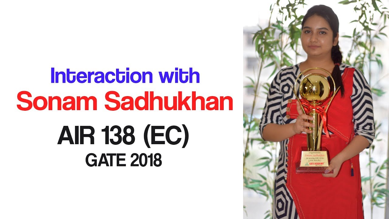 "Journey from rank 6999 to 138" | Sonam Sadhukhan AIR-138(EC) interacts ...