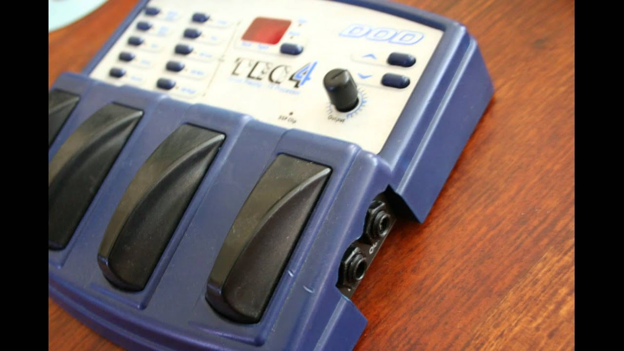 Démo du multi effets DOD TEC 4 - YouTube
