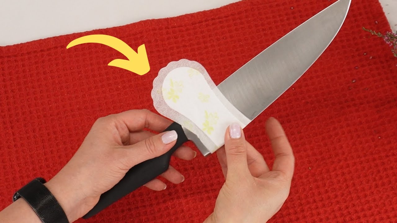 Stick a Mini Pad on Your Knife. The Surprising Reason - YouTube
