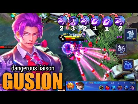 GUSION DANGEROUS LIAISON PERFECT SPEED KILLS WITH INSANE BURST DAMAGE ...