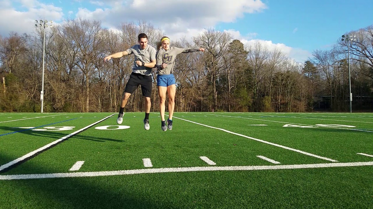 Vertical Jump + Shoulder Bump Single Response - YouTube