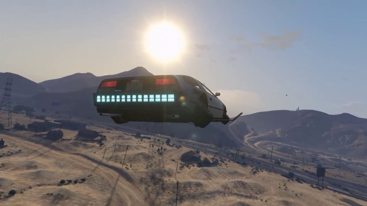 GTA V MODS Deluxo the flying car of the new dlc story mode - YouTube