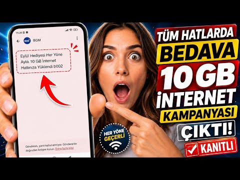YENİ KAMPANYA TÜM HATLAR 10 GB İNTERNET VEREN KAMPANYA | Turkcell bedava internet kazanma