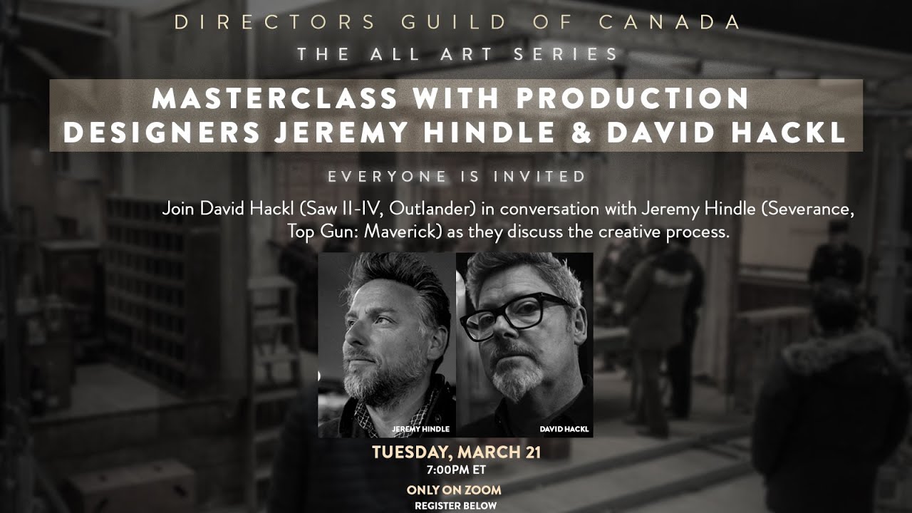 The All Art Series: Masterclass with Production Designers Jeremy Hindle ...