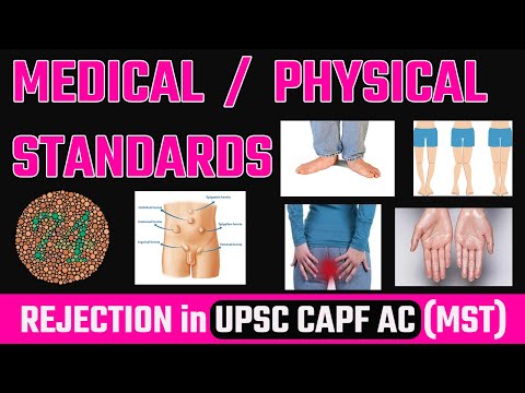 UPSC CAPF AC PHYSICAL and MEDICAL STANDARDS | Are you Eligible for CAPF ...
