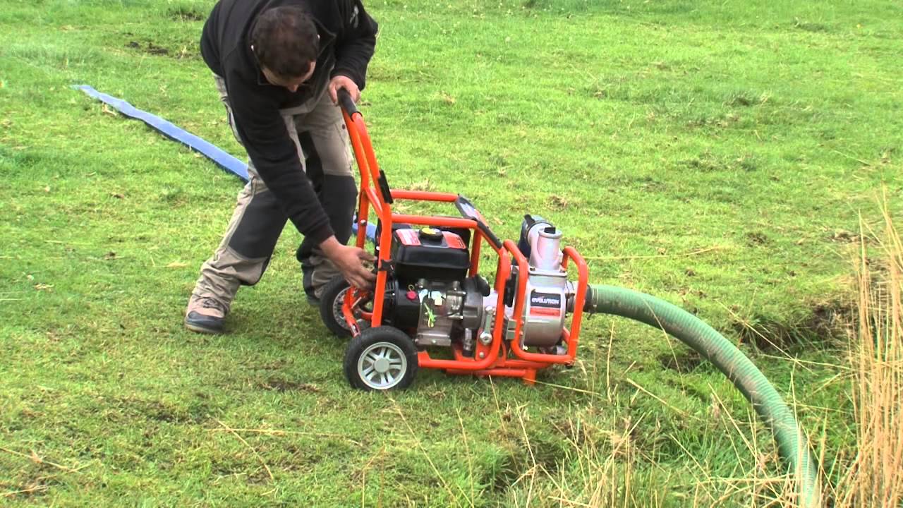 Evolution - EVO-System Petrol Engine & 3" Dirty Water Pump - YouTube