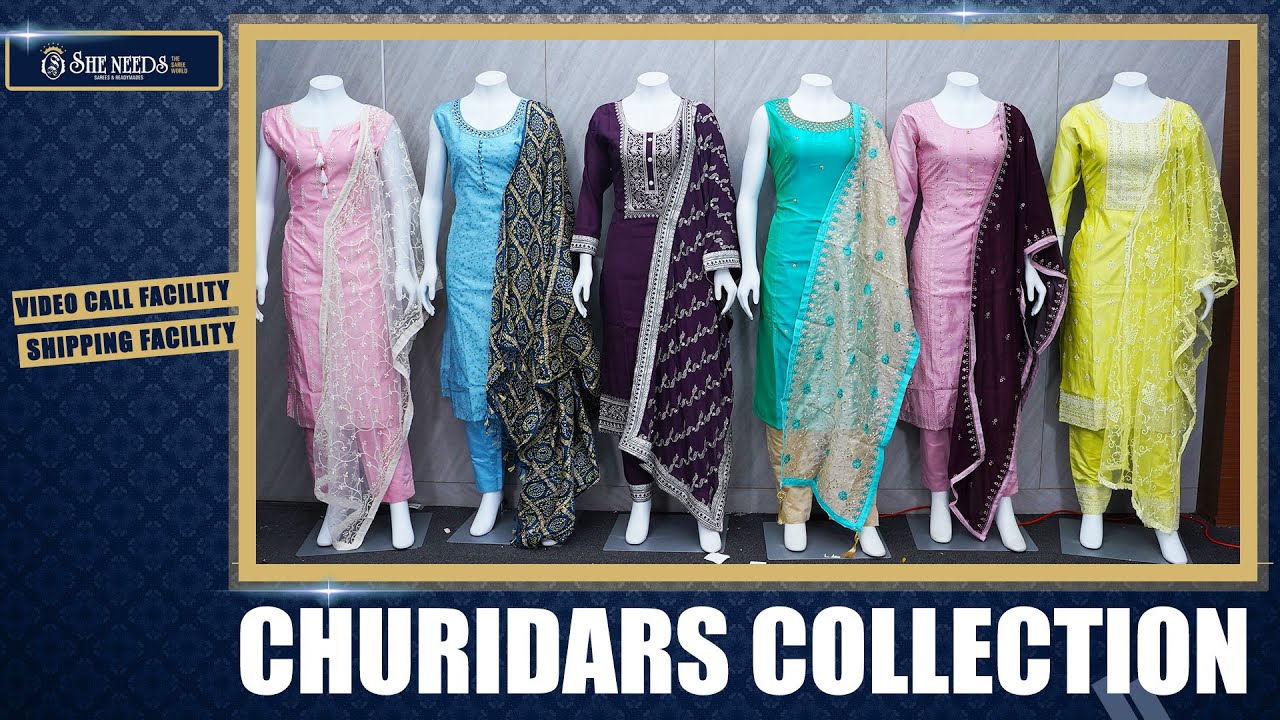 Churidars Collection | She Needs Saree World - YouTube