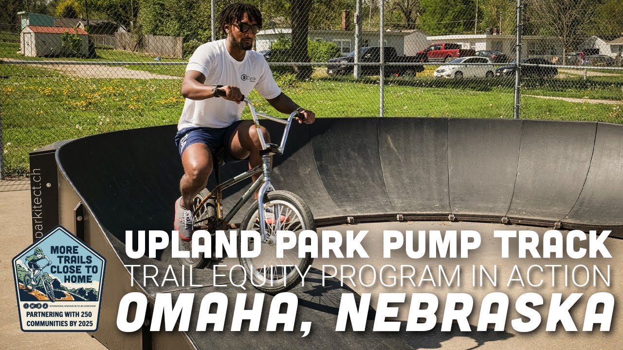 Trail Champions: Upland Park Pump Track | Omaha, Nebraska - YouTube
