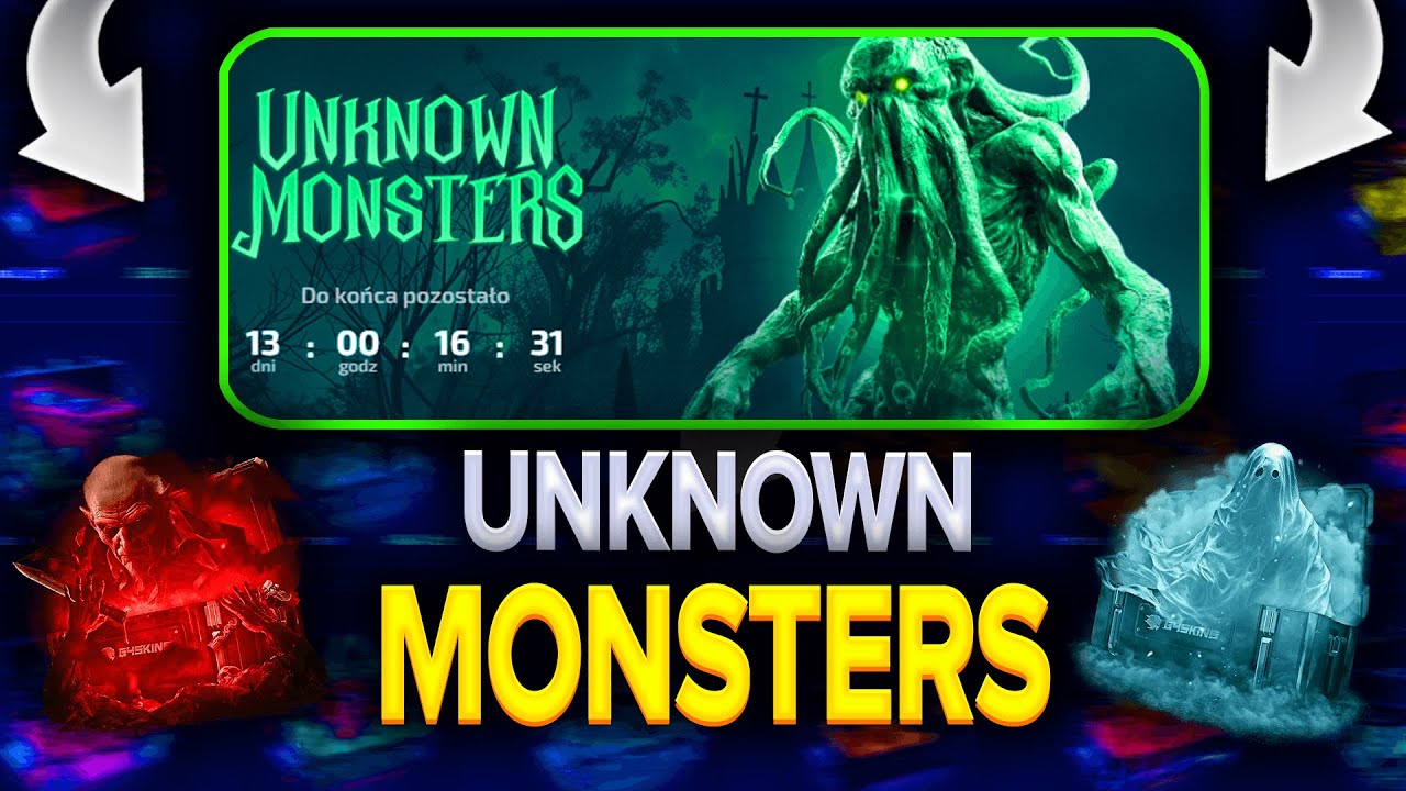 SERIA UNKNOWN MONSTERS NA G4SKINS - YouTube