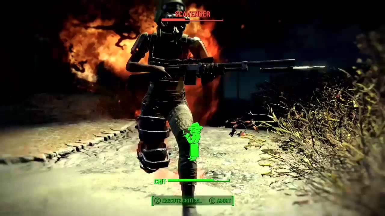 Fallout 4 The mysterious stranger kills - YouTube