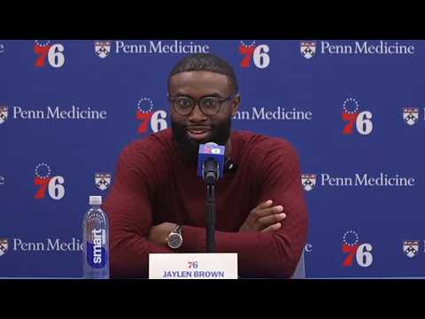Jaylen Brown talks trade to 76ers & relationship with Jayson Tatum - Full Press Conference
