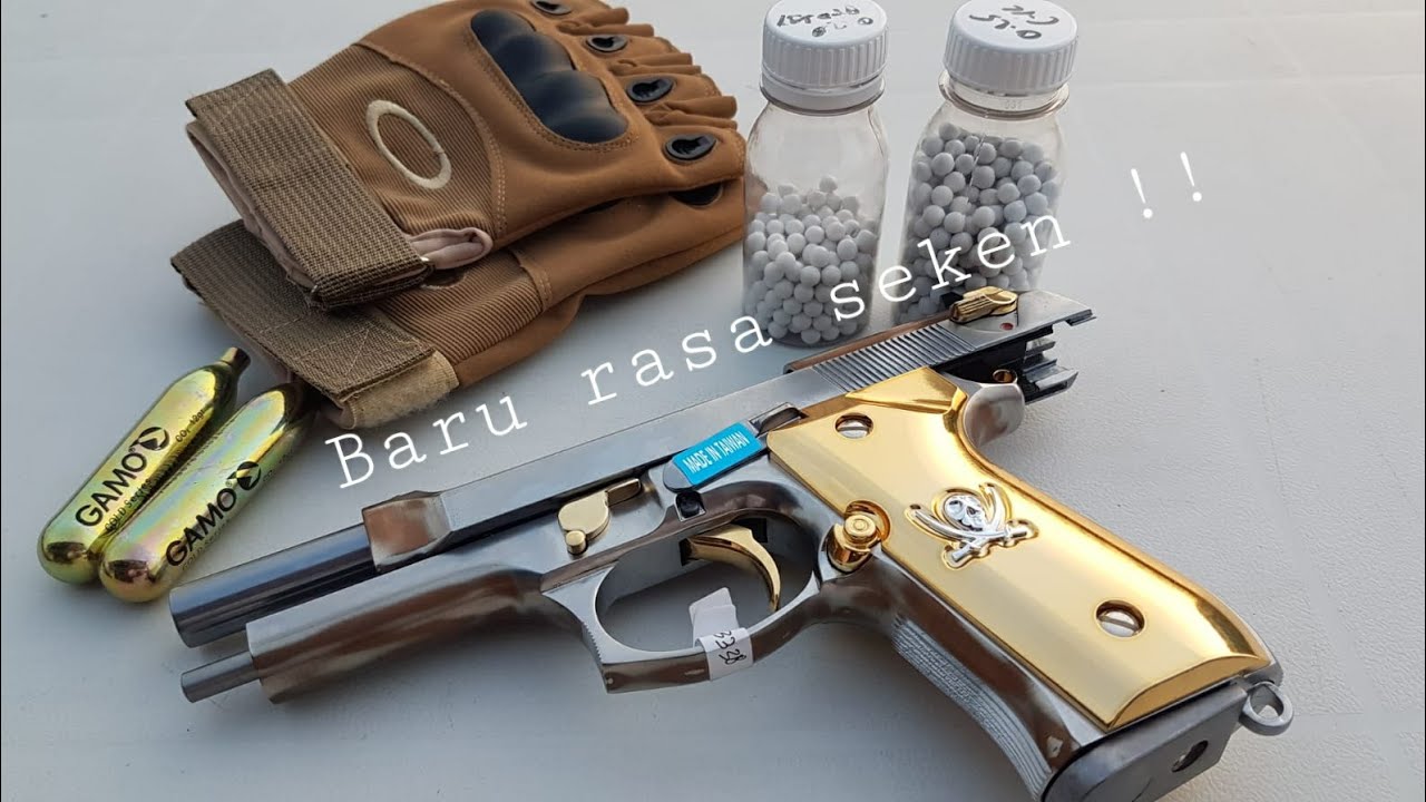 Beretta M9 GOLDEN GUN , UnBoxing !! - YouTube