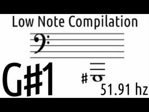 Low Note Compilation | G#1 - YouTube