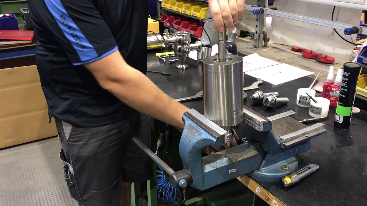 KIESELMANN Actuator Maintenance - YouTube