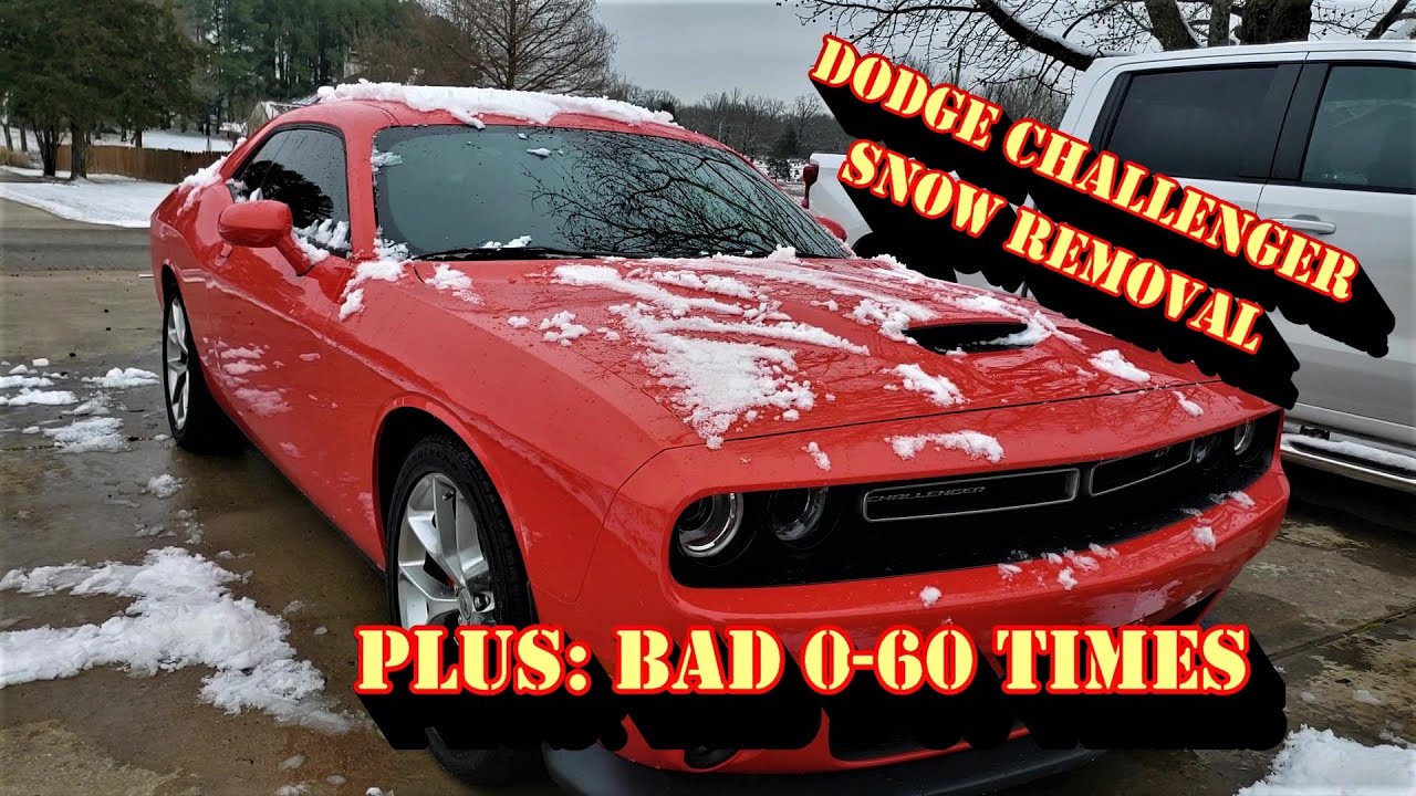 How to Get Snow off Your Dodge Challenger FAST & Do Bad 0-60 Times ...